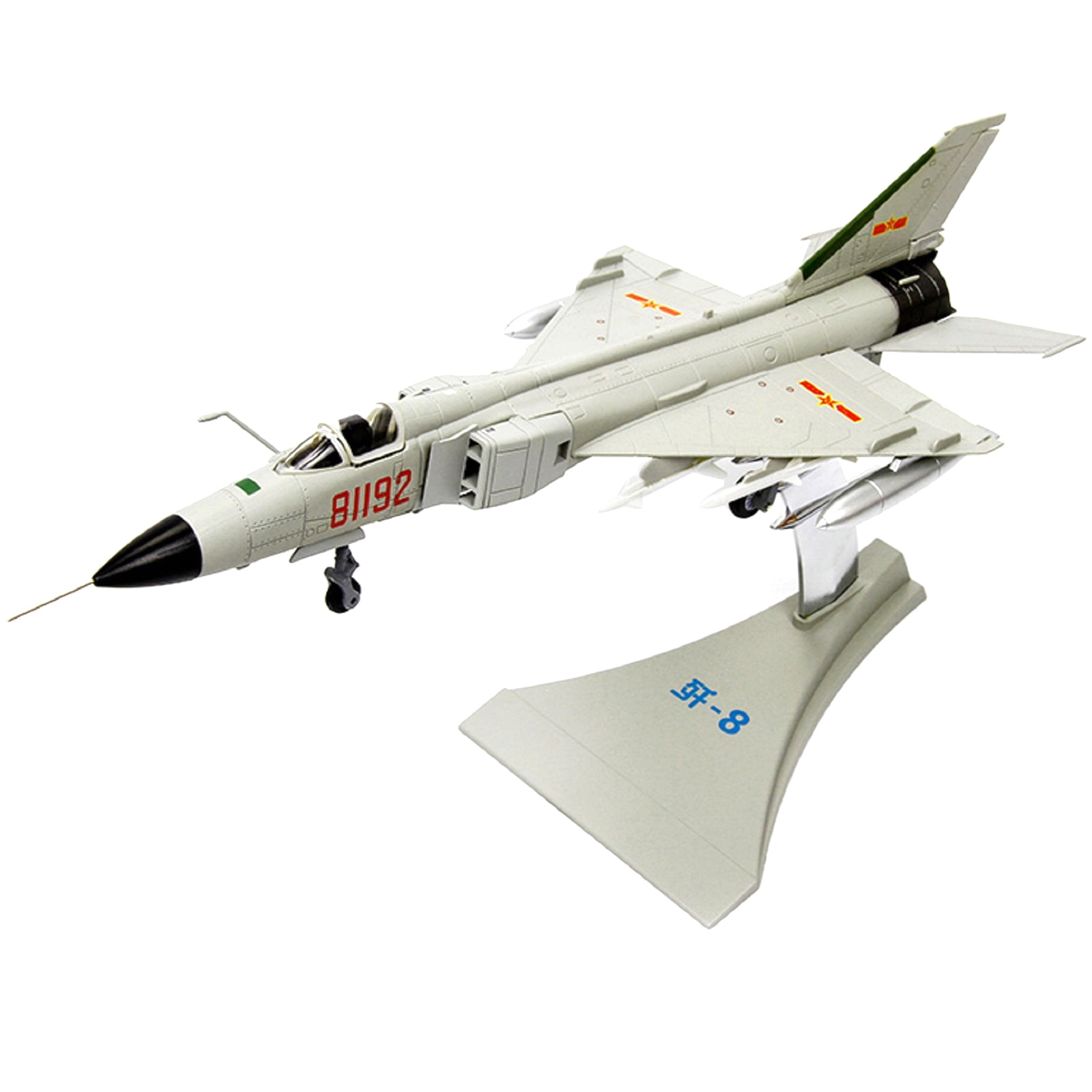 Simulation 1/100 J-8 Fighter 81192 Model Alloy Aircraft Collectible for ...