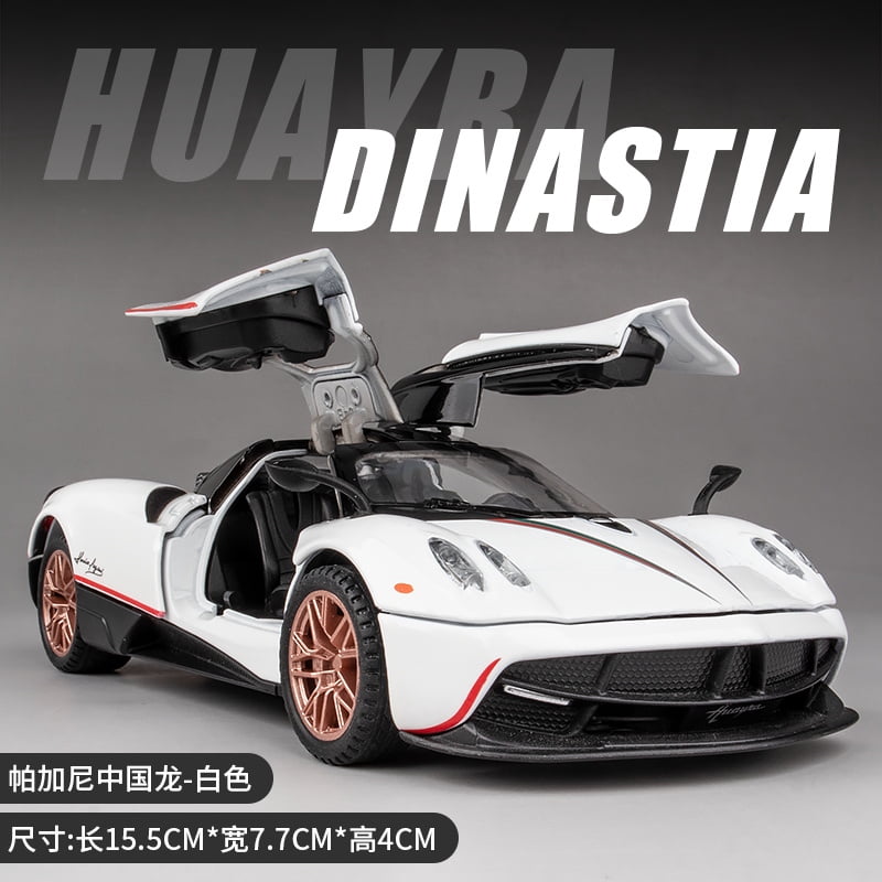 Simulation 1:32 Pagani Huayra hypercar model, alloy spring car toy for ...