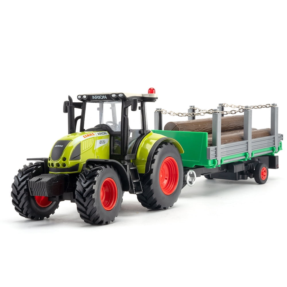 Simulation 1:32 alloy agricultural tractor toy - Walmart.com