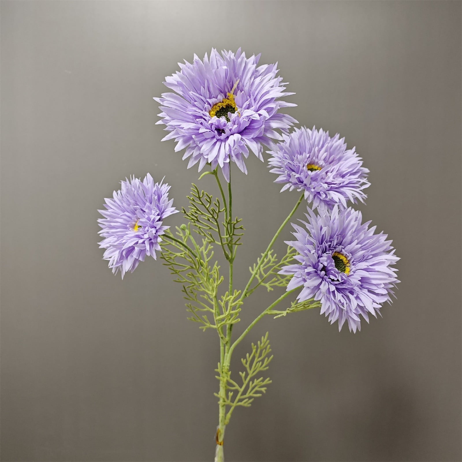 Simulation 4-Headed Gerbera Purple, Gerbera Flowers Artificial ...