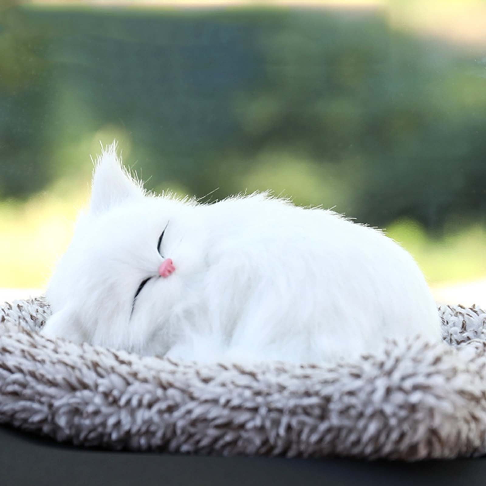 Simulation Animal Car Dash Decorations, Decorative Cute Realistic Plush ...