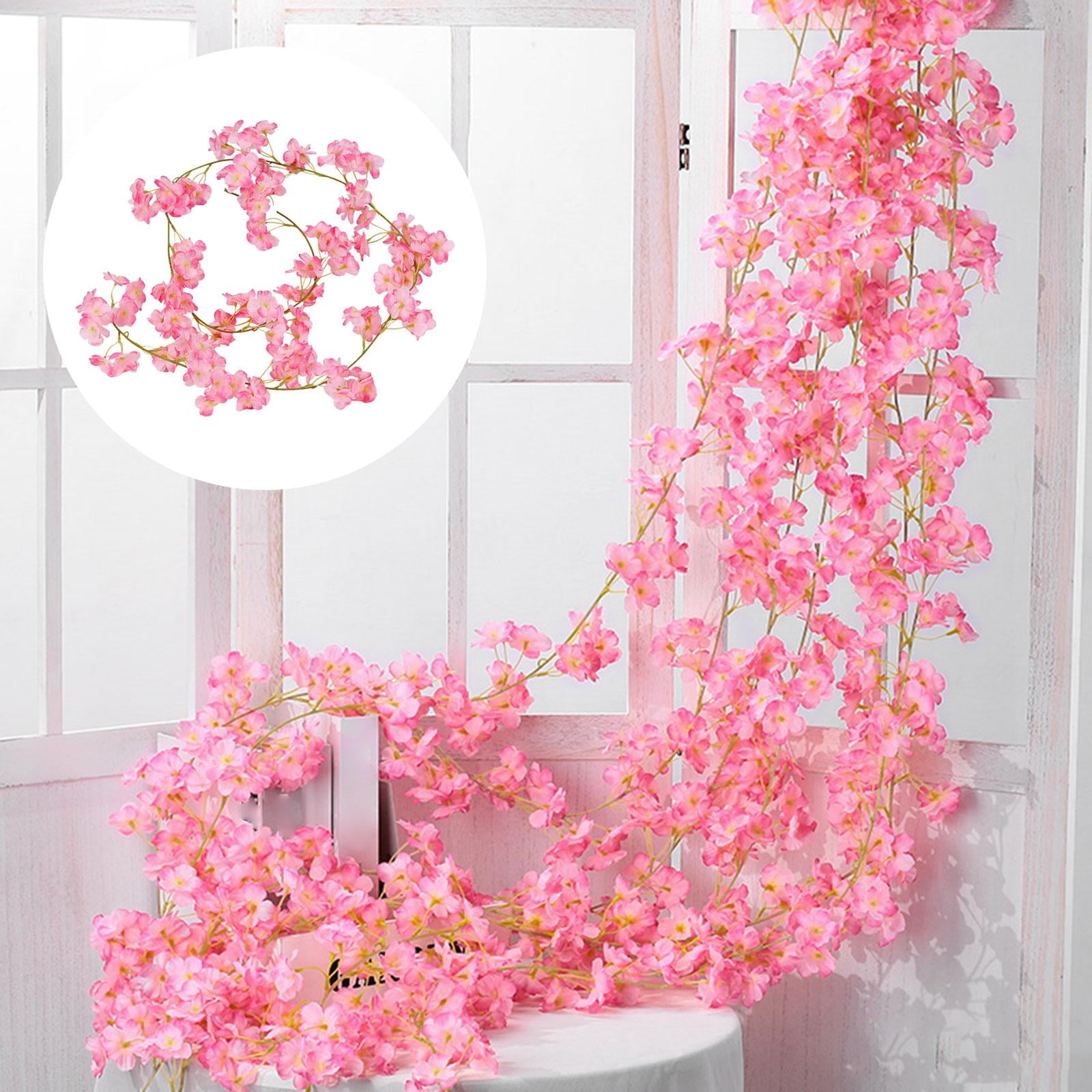 Simulation Artificial Flower Vines Spring Flower Wreath Floral ...