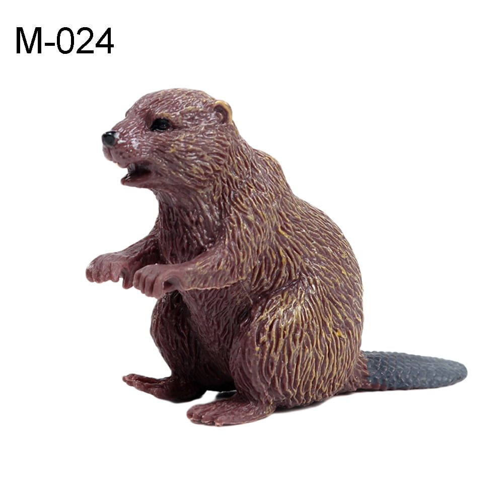 Simulation Badger Wild Animal Action Figure Figurine Desk Ornament Kids ...