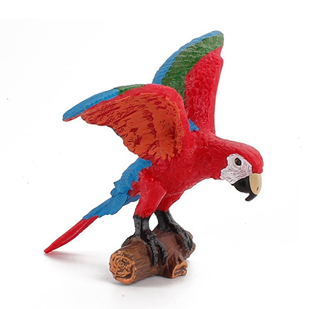 Simulation Bird Action Figures Parrot Macaws Budgerigar Lifelike ...