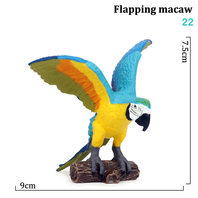 Simulation Bird Models Turkey Flamingos Parrot Bird Models Action ...