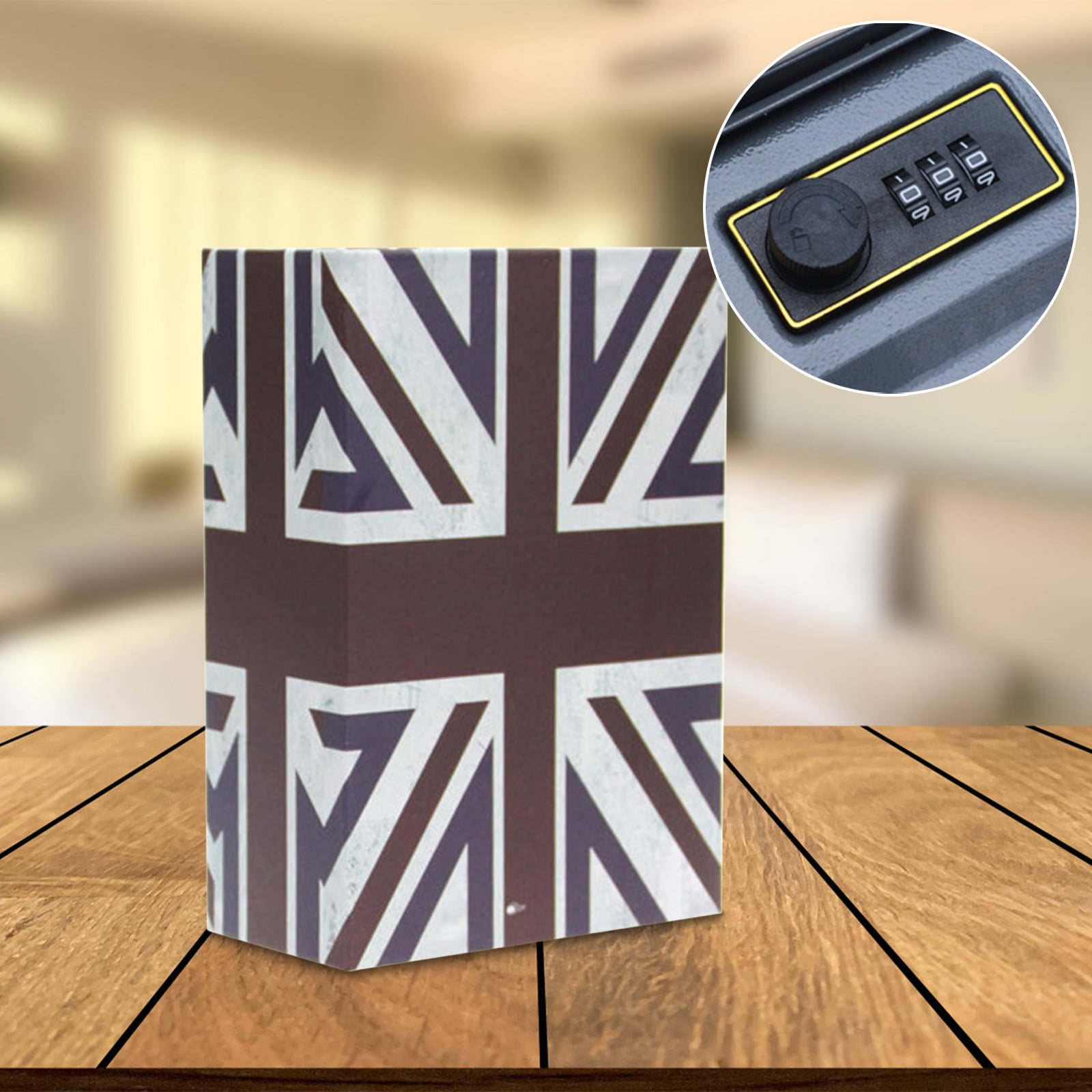 Simulation Book Safe with Combination Lock - Hidden Money Box for Cash ...