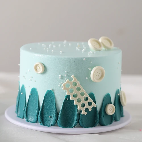 Simulation Cake Model, Naked Embryo Birthday Cake, Plastic Mold, Window ...