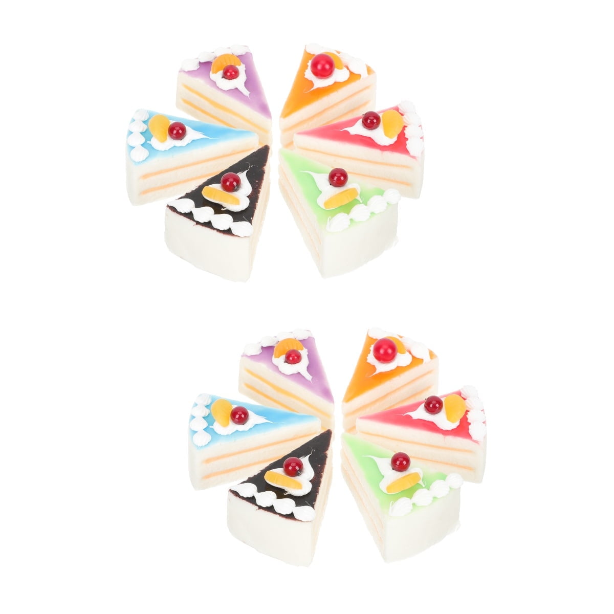 Simulation Cake Model Slice Pvc Material Pu Artificial Prop Fake ...