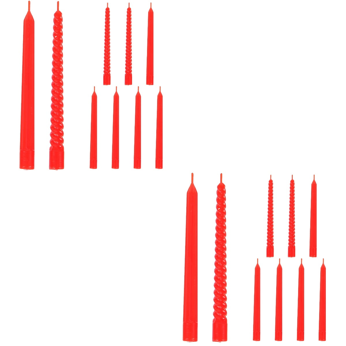 Simulation Candle 18 Pcs Mini Worship Fake Home Decor House Decorations ...