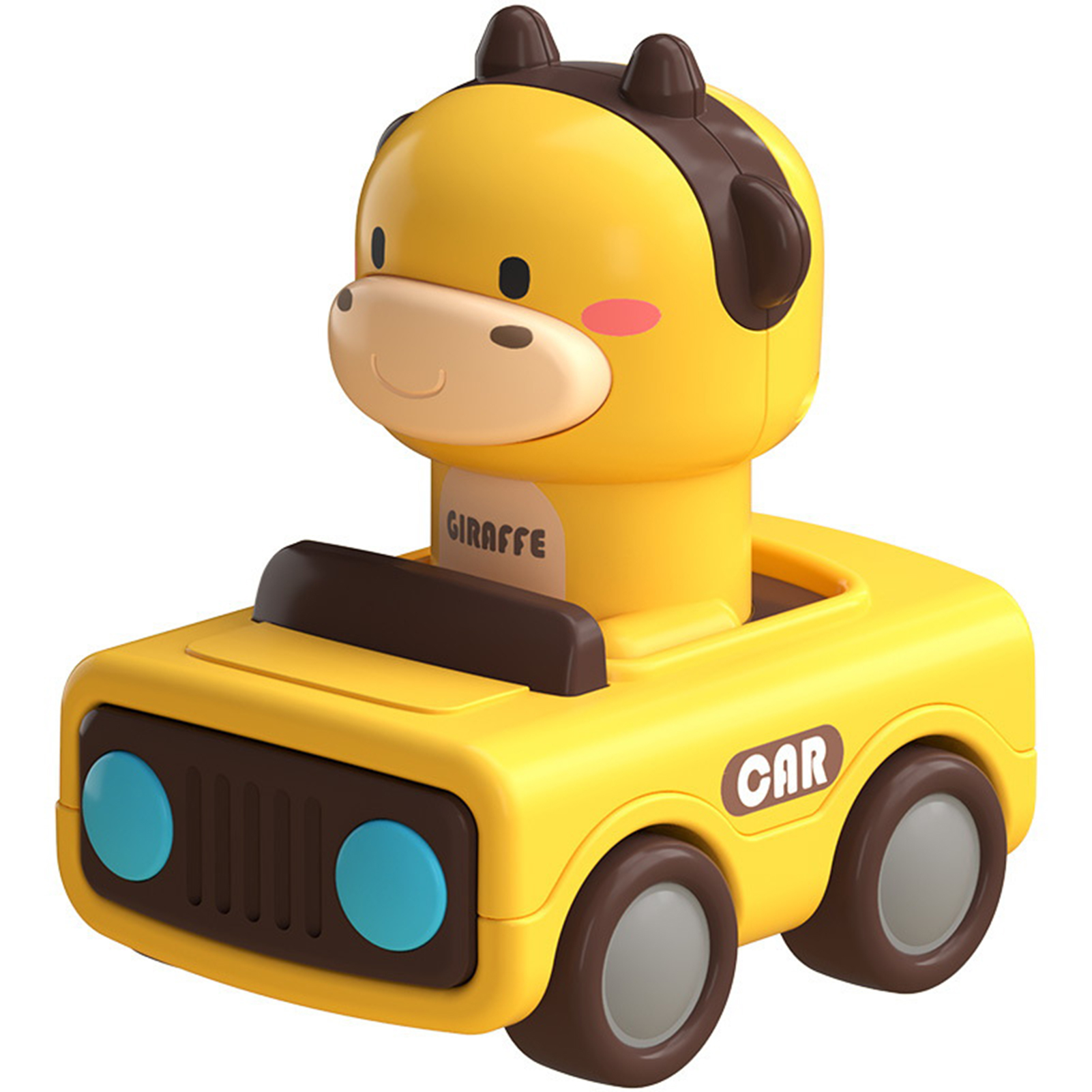 Simulation Car Toy - No Battery Required - Cartoon Shape with Wheels ...