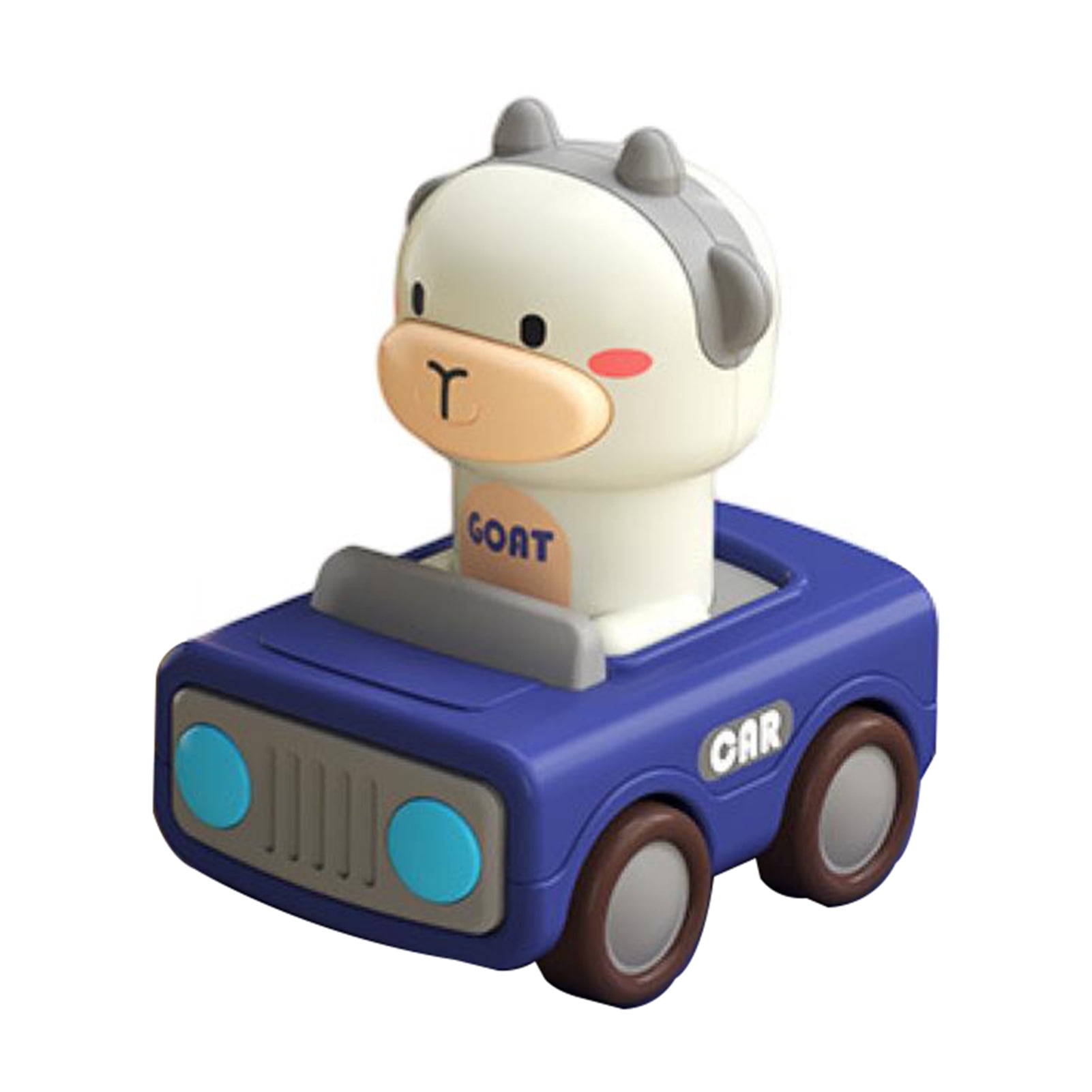 Simulation Car Toy - No Battery Required - Cartoon Shape with Wheels ...