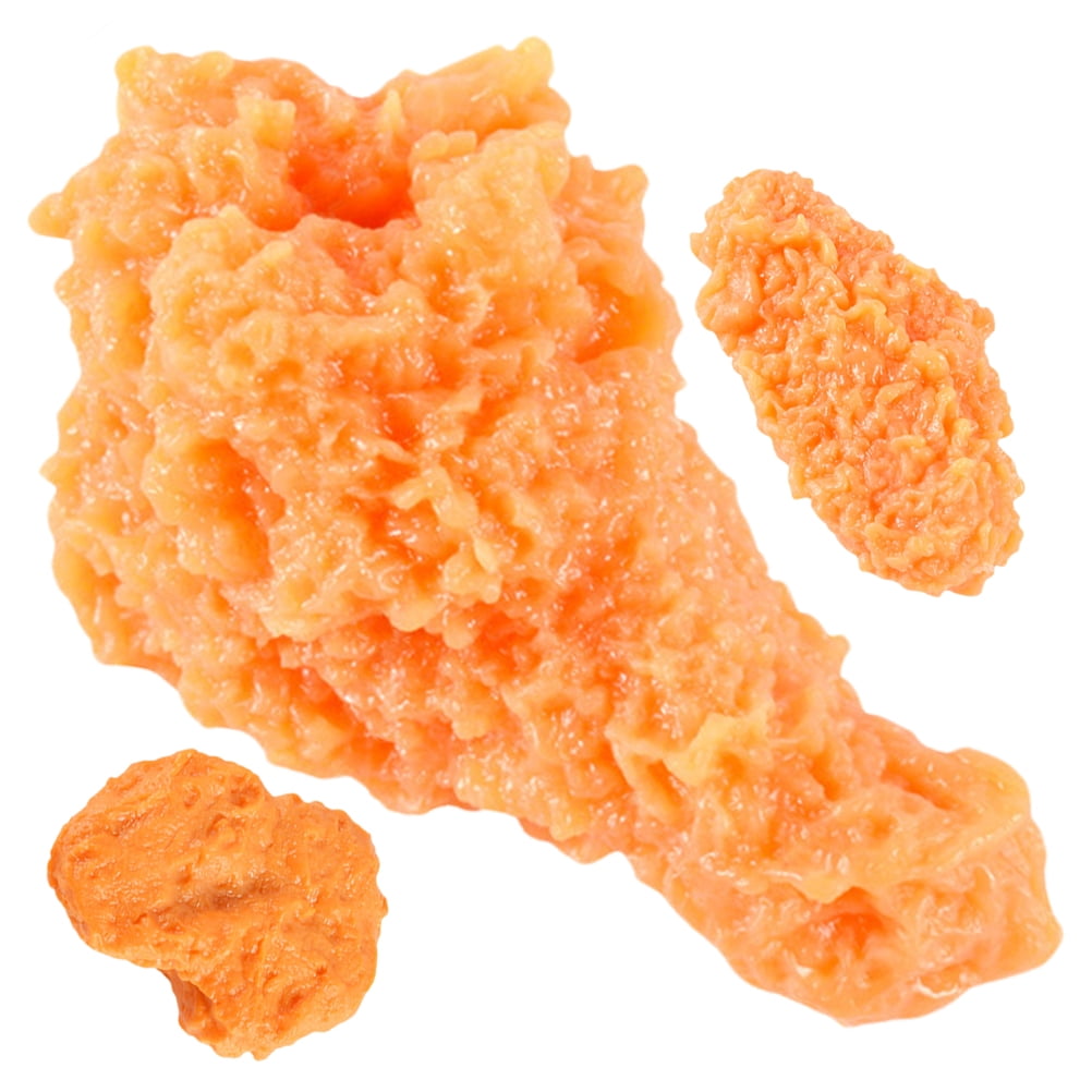 OUNONA Lifelike Simulated Roasted Chicken Wing Model for Decoration PVC ...