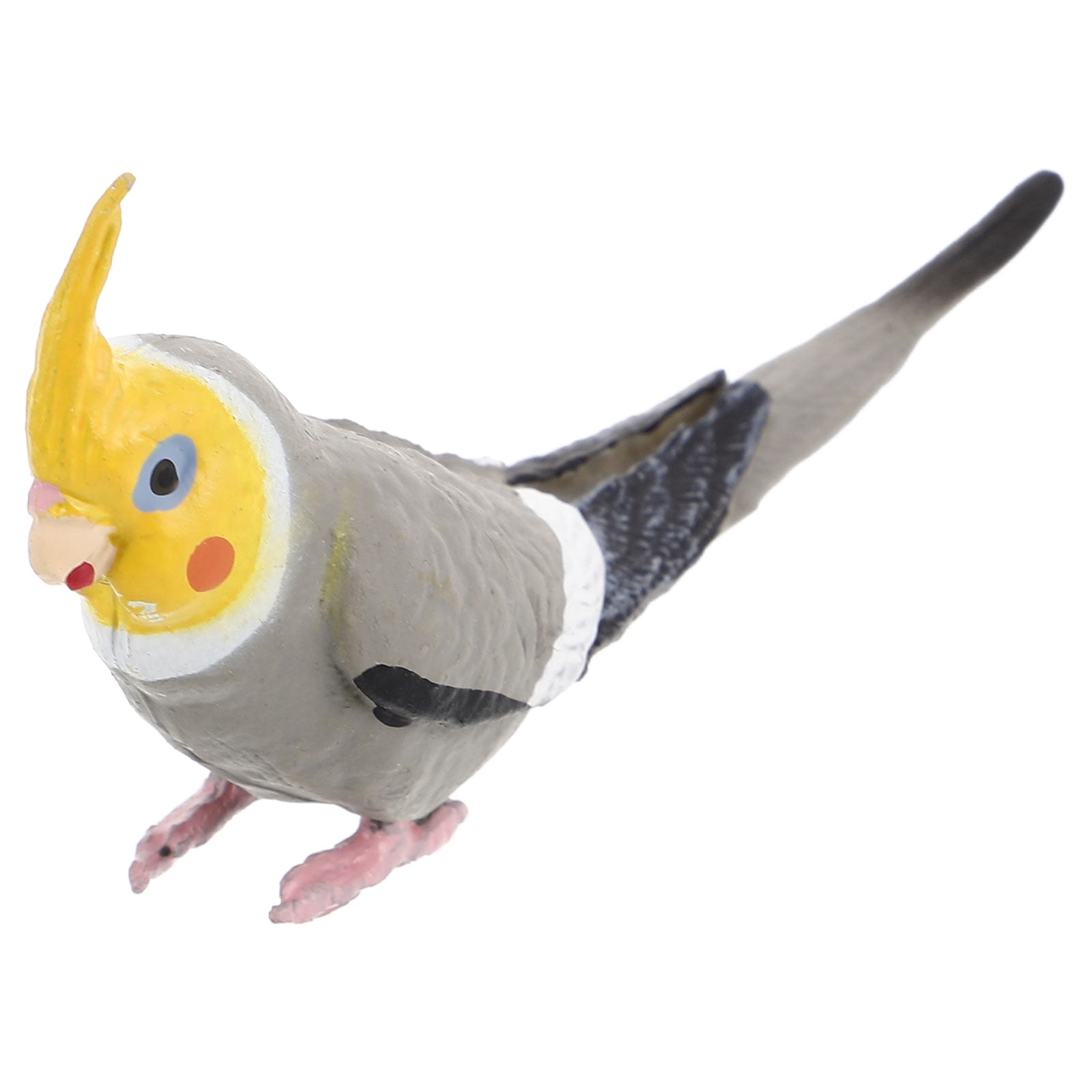 Simulation Cockatiel Parrot Model Realistic Bird Figurine Artificial ...