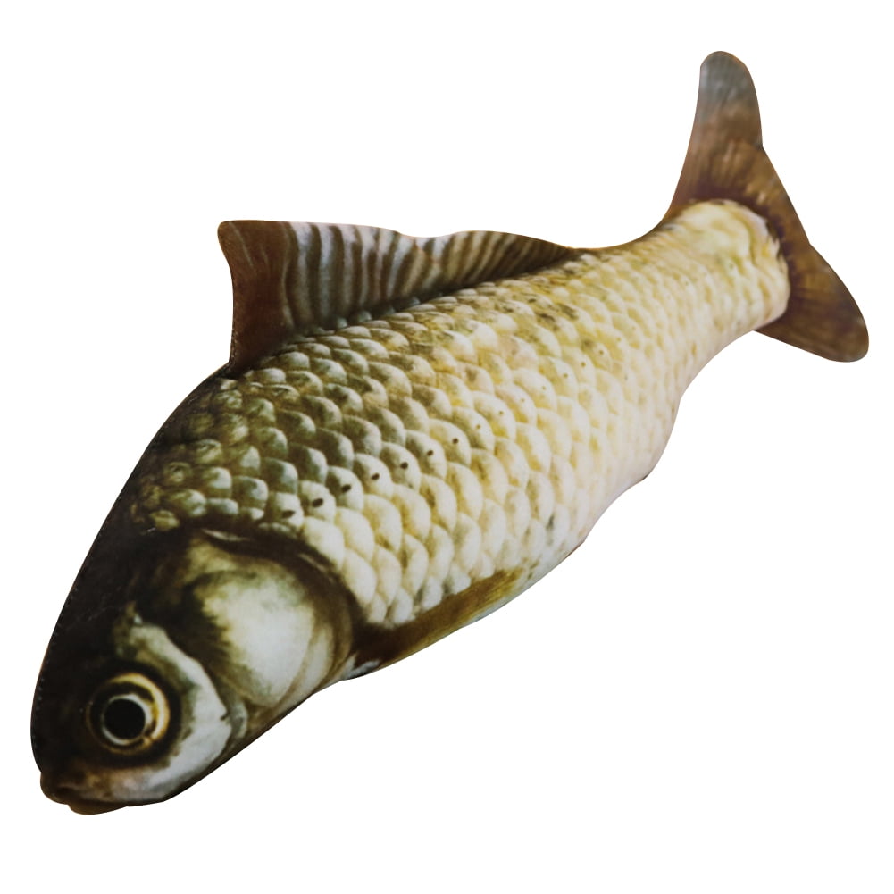 Simulation Crucian Carp Fish Soft Stuffed Sofa Bed Cushion Home Car ...