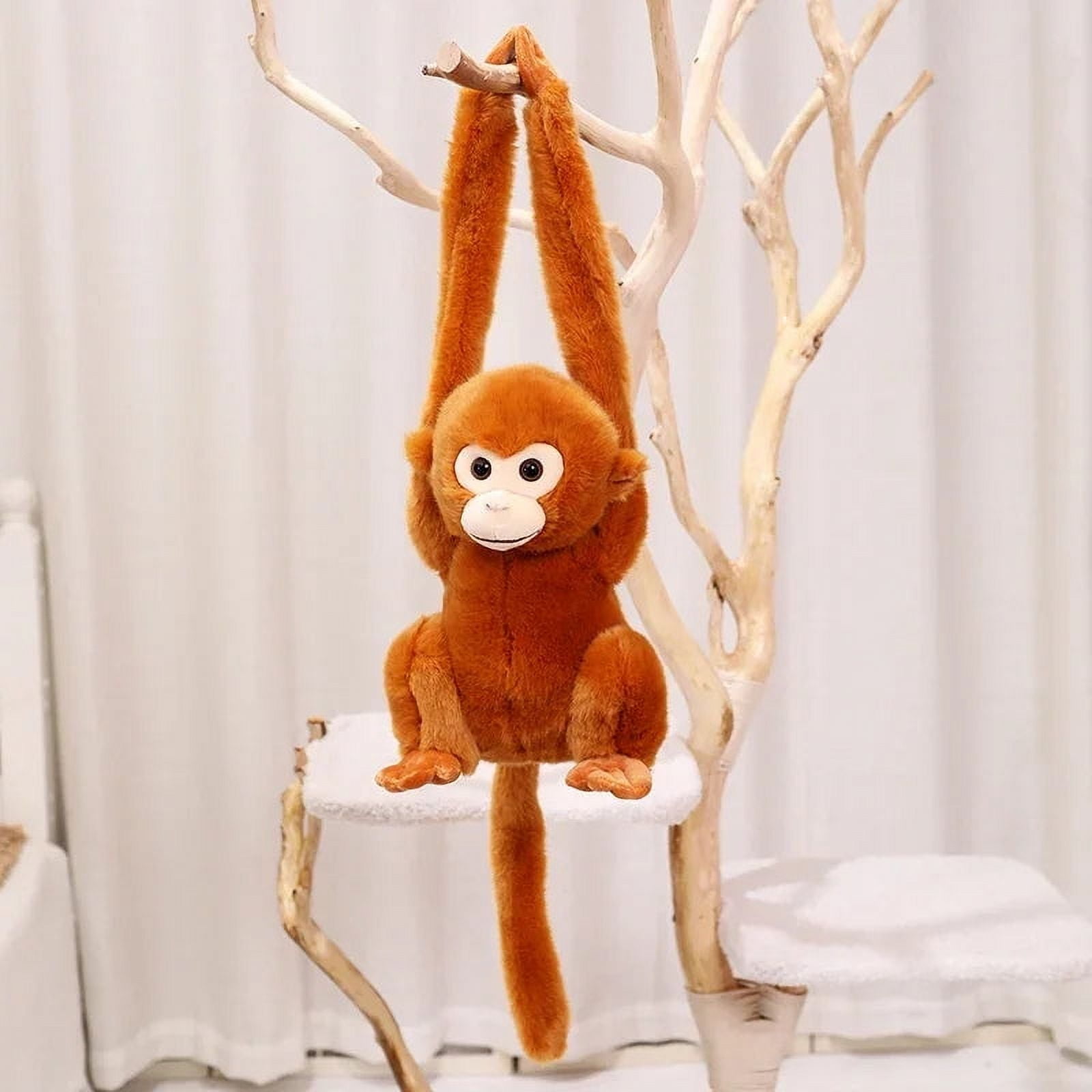 Simulation Cute Monkey Plush Toy Golden Monkey Doll Long Arm Monkey ...