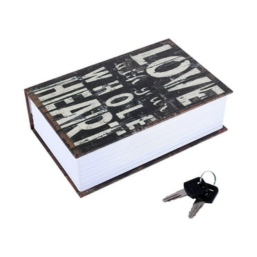 WALFRONT Dictionary Book Secret Safe Security Box Money Cash Jewelry ...