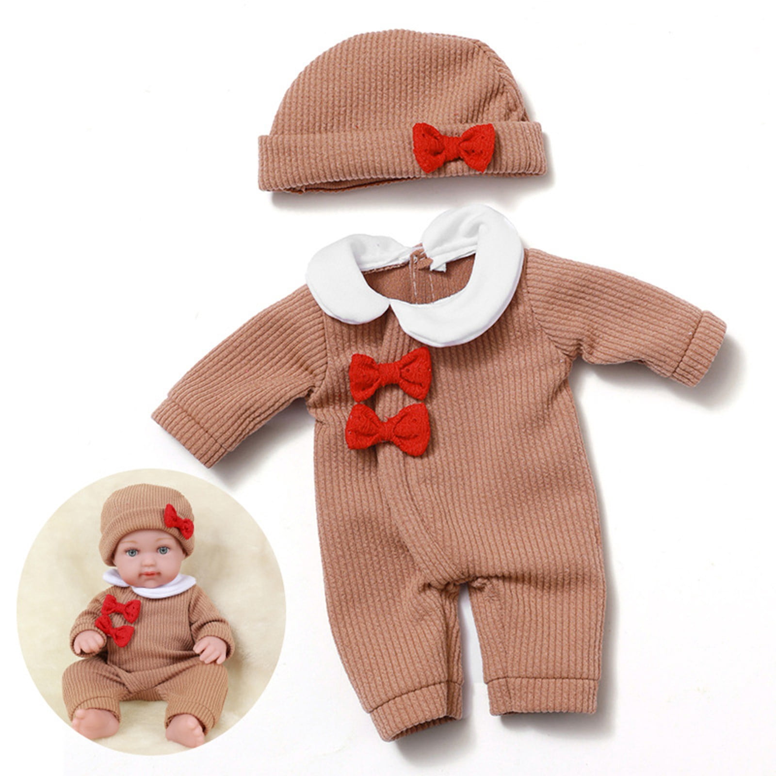 Simulation Doll Clothing Set, 12 Inch Outfit Dress Up Clothes For ...