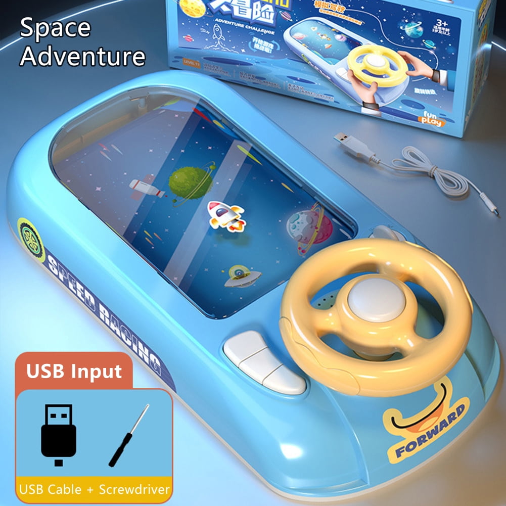 Simulation Driving Car Game Toy Steering Wheel for Children Kids Parent ...