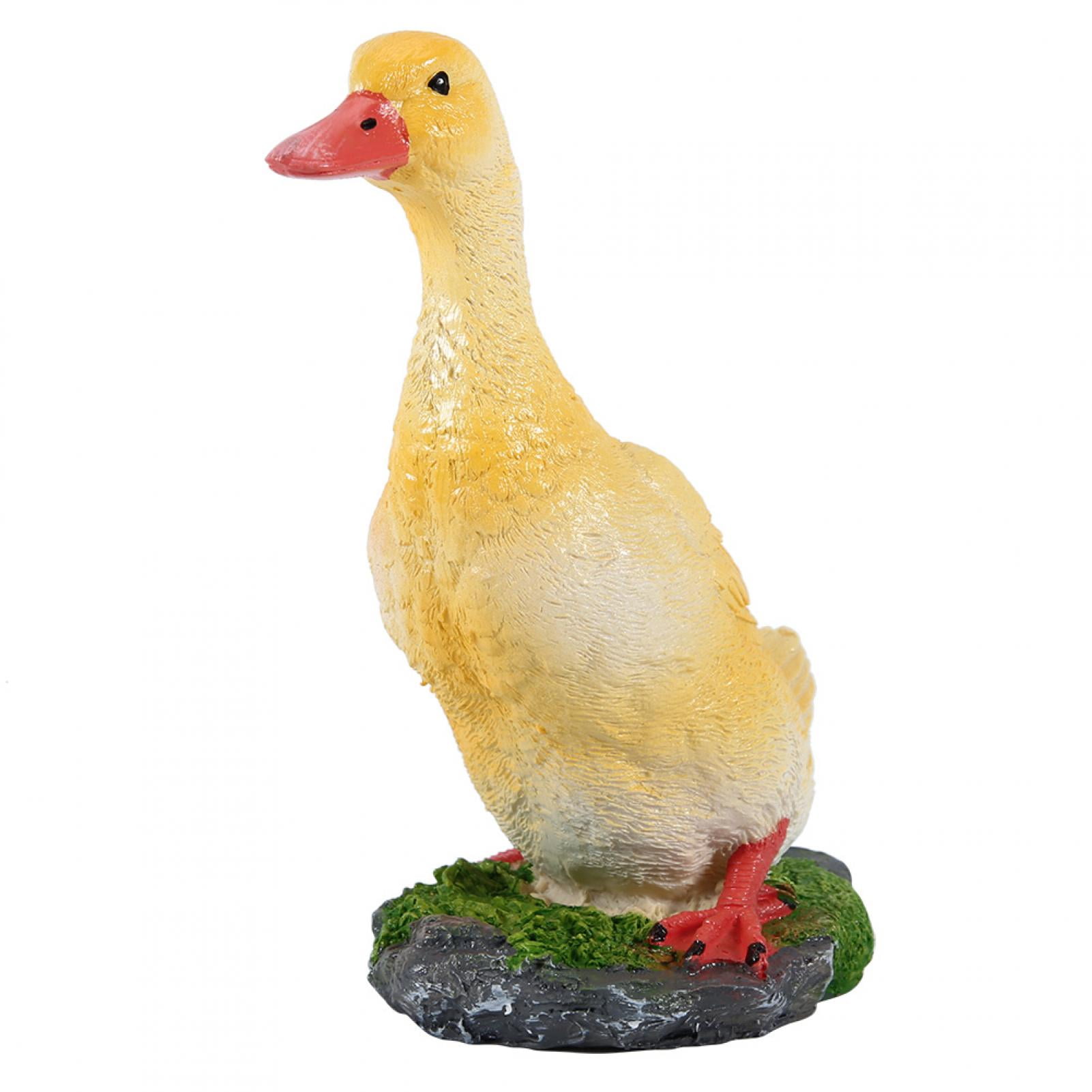 Simulation Duck Decor Artificial Resin Craft Animal Model Decoration ...