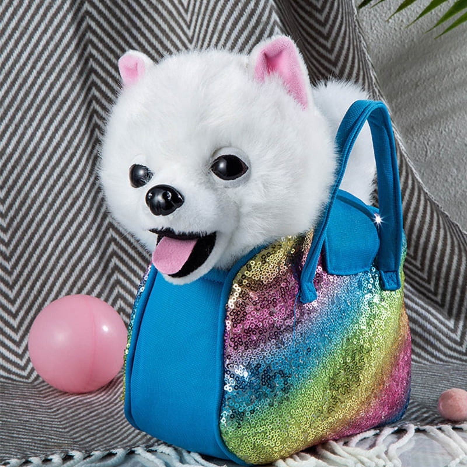 Simulation Electric Free Cute Little Puppy Can Walk Bark Nod Wagging ...