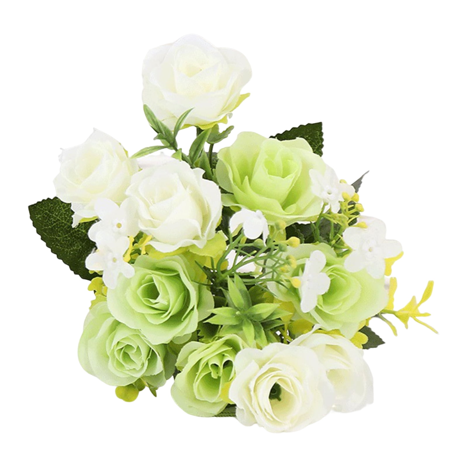 Simulation Fake Rose Not Wither Realistic Anti-fade Decorate Faux Silk ...