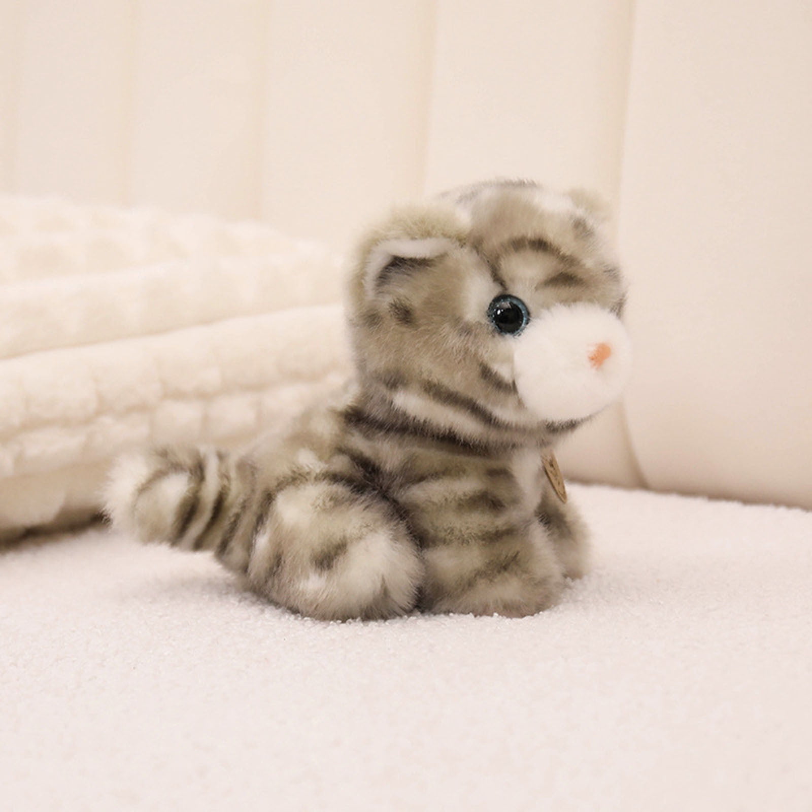 Simulation Floral Cats Plush Doll | Lifelike Floral Pattern Kittens ...