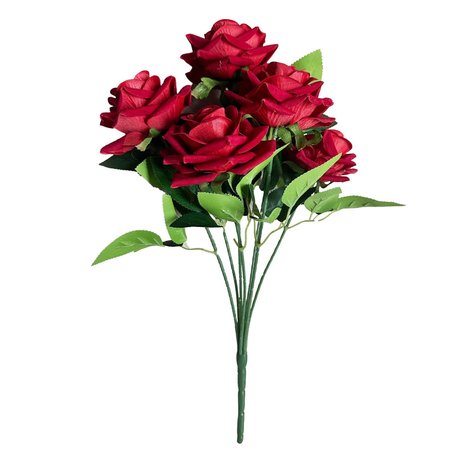 Flower 7 Fork Flannelette Corner Rose Flower 7 Head Living Room Wedding ...