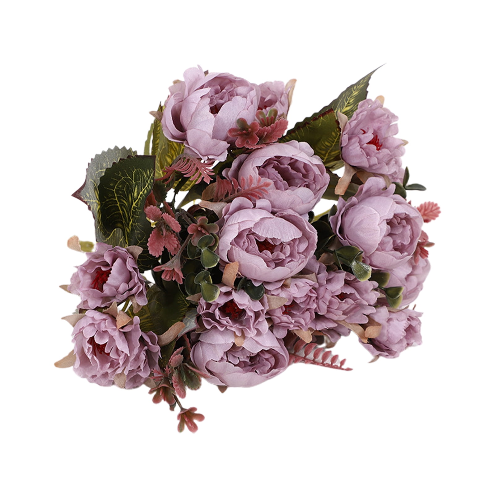Simulation Flower High Simulation Ornamental Realistic Bouquet 9 Heads ...