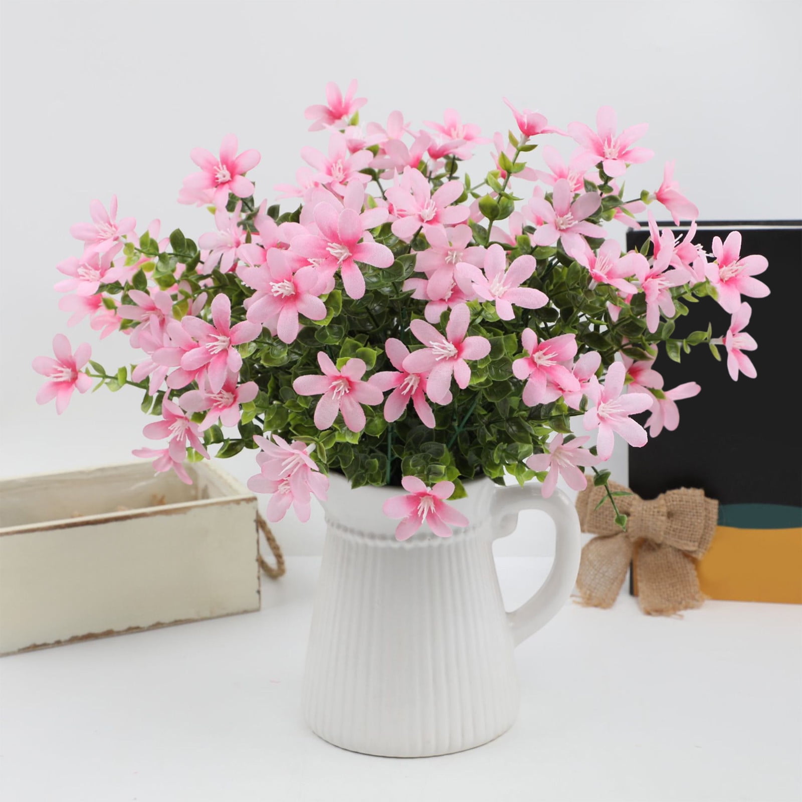 Simulation Flowers Desktop Decorative Flowers, 14.57x9.84x3.45 Inches ...