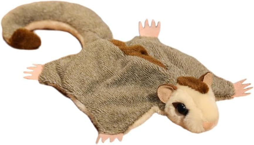 Simulation Flying Squirrel Plush Toy,Cute Realistic Stuffed Animal,Wild ...