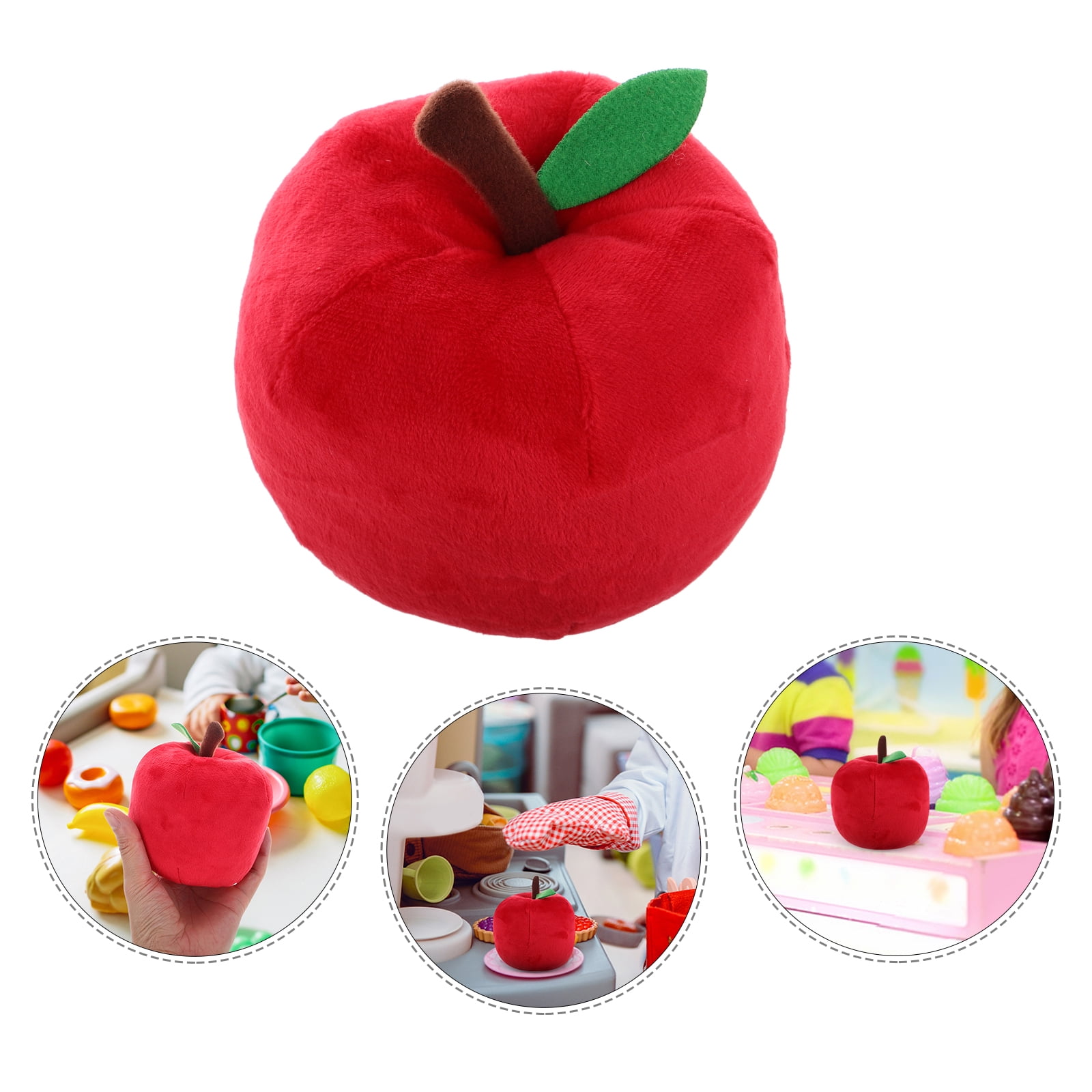 Simulation Fruit Prop,Cute Faux Fruit Decor Realistic Fruit Plush Fruit ...