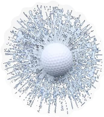 Simulation Golf Car Window Stickers, Sovob Creative Baseball Broken ...