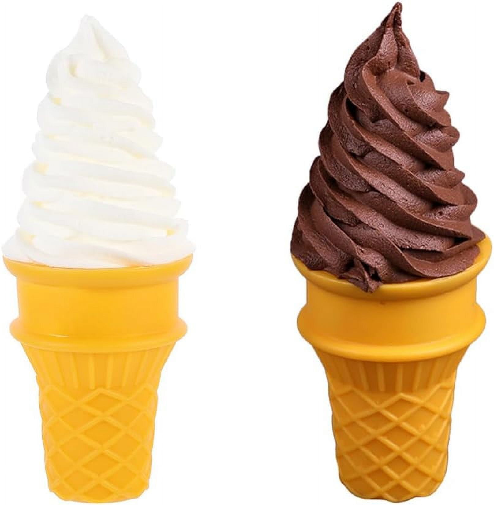 Simulation Ice Cream 2PCS Artificial Ice Creams Cone, Fake Ice Creams ...