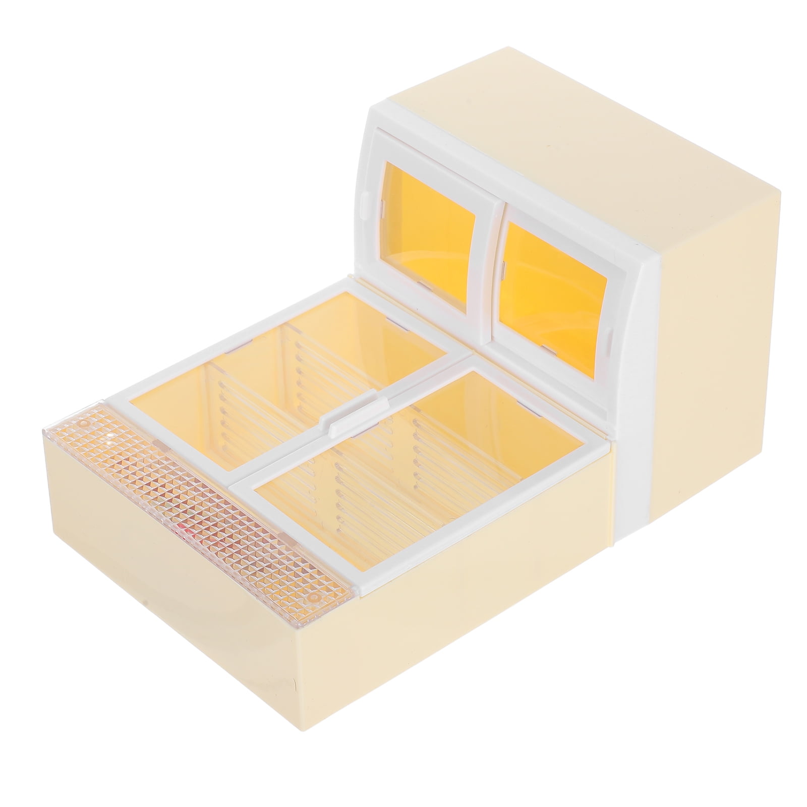 Simulation Ice Cream Cabinet Miniature Fridge Kitchen Freezer Model Toy ...