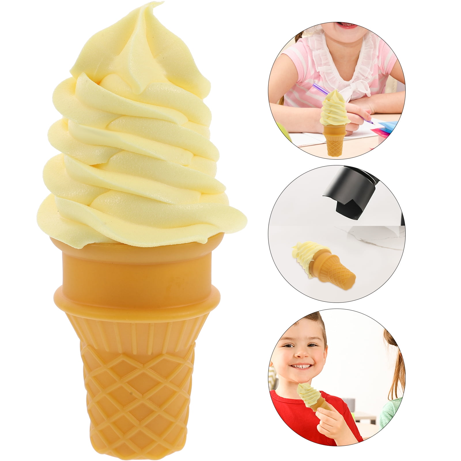 Pawsdot Model Fake Food Ice Cream Cone Shaped 1Pack - Walmart.com