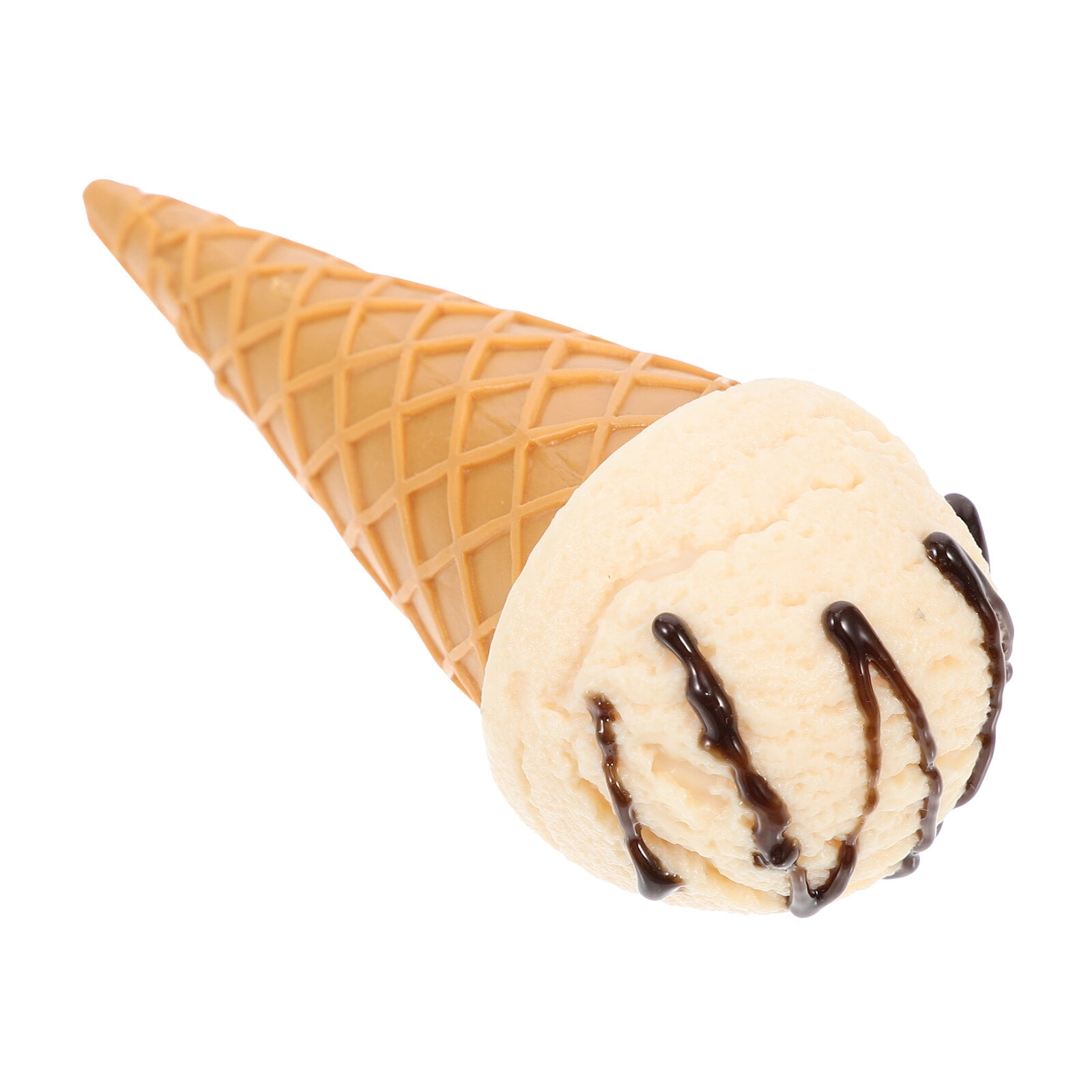Simulation Ice Cream Model PVC Fake Ice Cream Artificial Ice Cream Cone ...