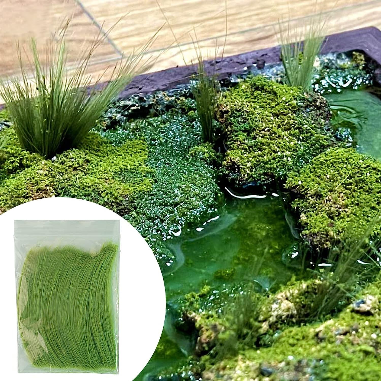 Simulation Long Grass Miniature Static Grass Model Grass Tufts Railway ...