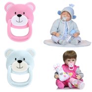 Ruenkaka 4 Pc Baby Doll Accessories: Magic Feeding Bottle Set with ...