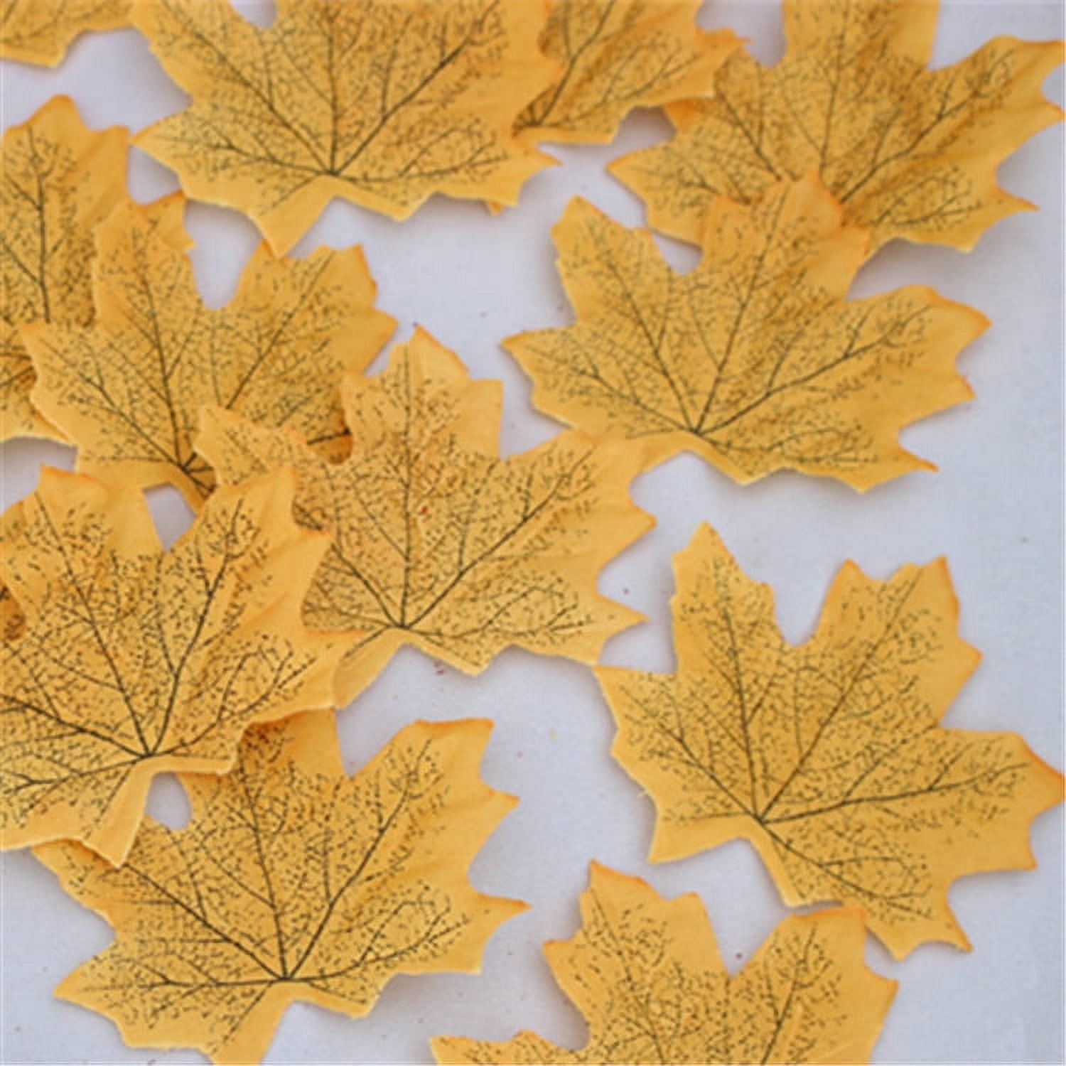 Simulation Maple Leaf Photography Props Scene Layout 8cm Wedding Leaves ...
