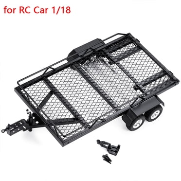 1/10 Metal RC Trailer with Four Tires Upgrade Parts Frame DIY for Axial ...