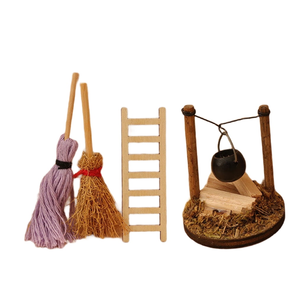 Simulation Miniature Countryside Scene with Stove Ladder For Model ...