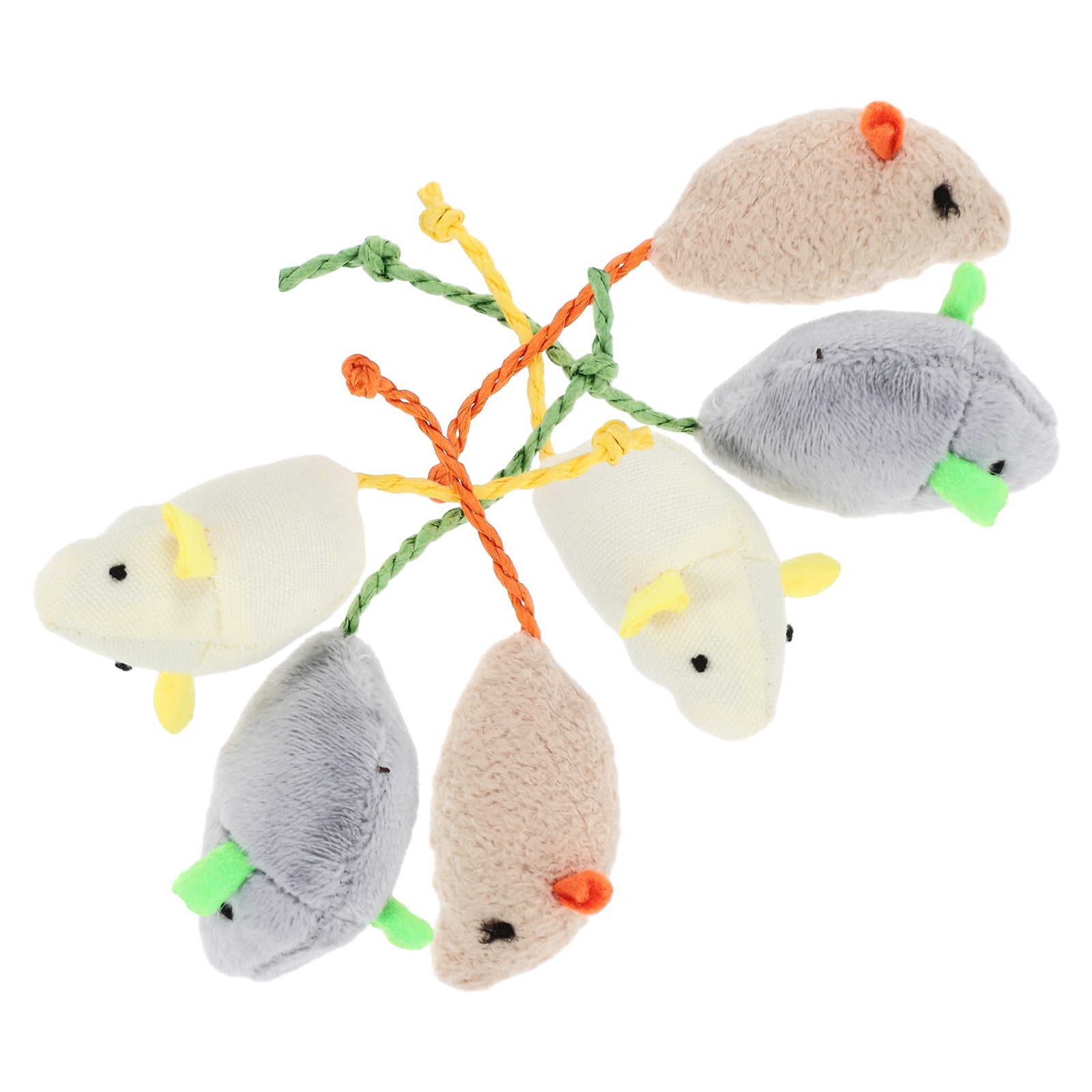 Simulation Mouse and Cat Toy Pet Stuffed Chew Interactive For Cats 6 ...