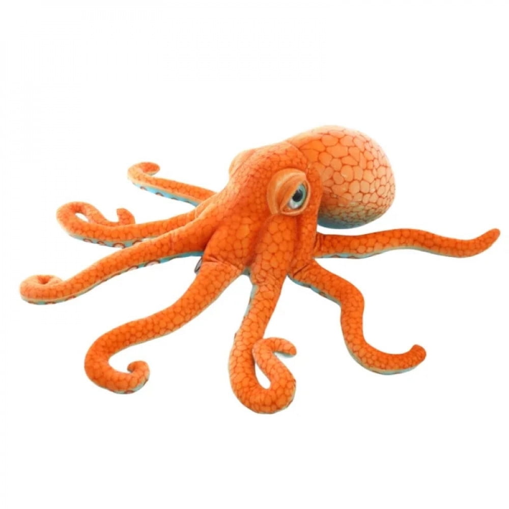 Simulation Octopus Tucked Stuffed Realistic Squid Toys Animal Dolls ...