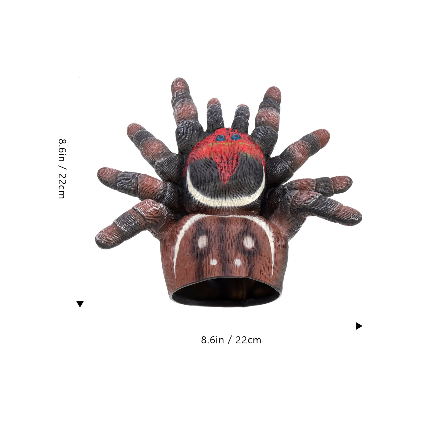 Simulation Plastic Spider Hand Puppet Vividly Animals Pretend Toy ...