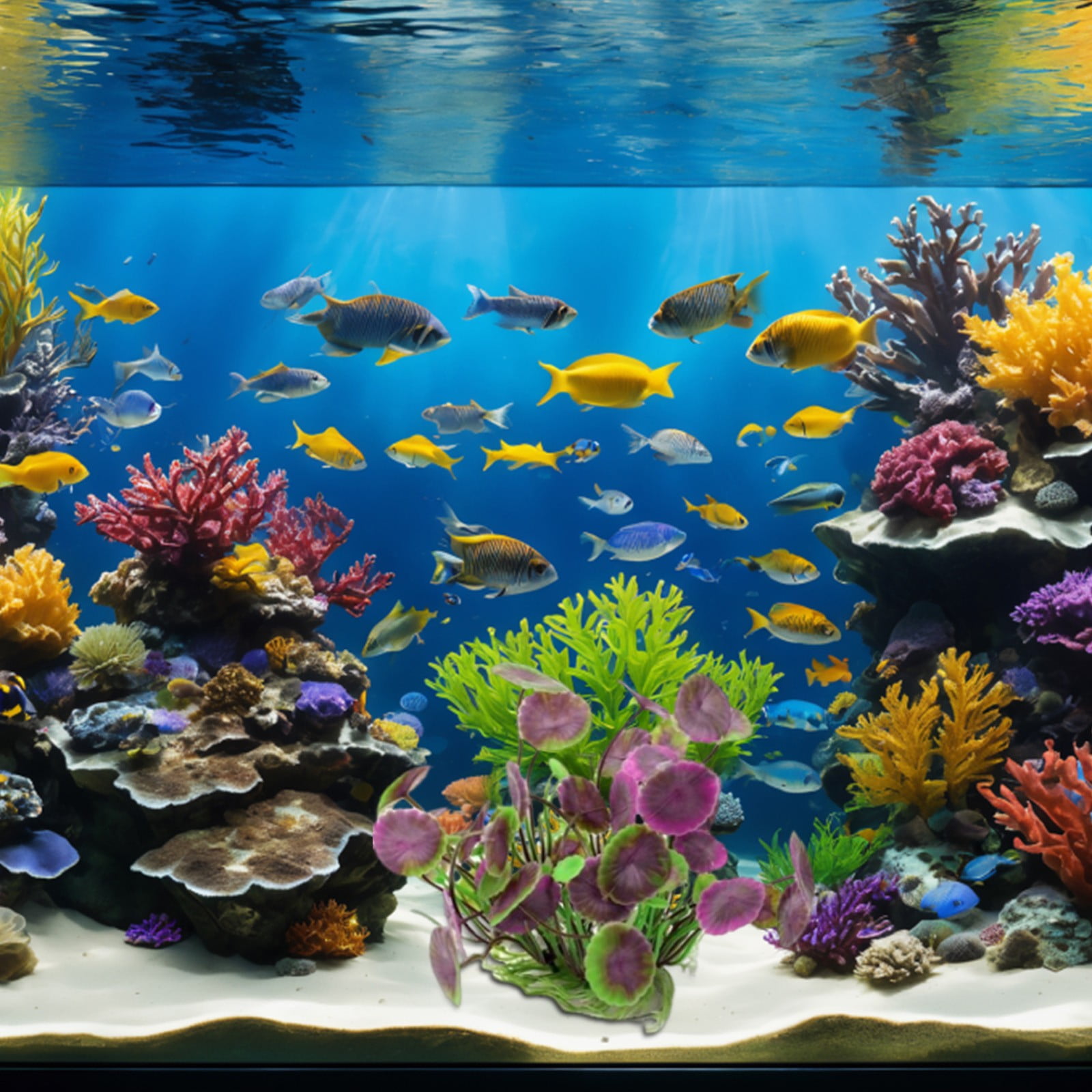 Simulation Plastic Water Plants A, Plastic Plant Grass, Hiding for Fish ...