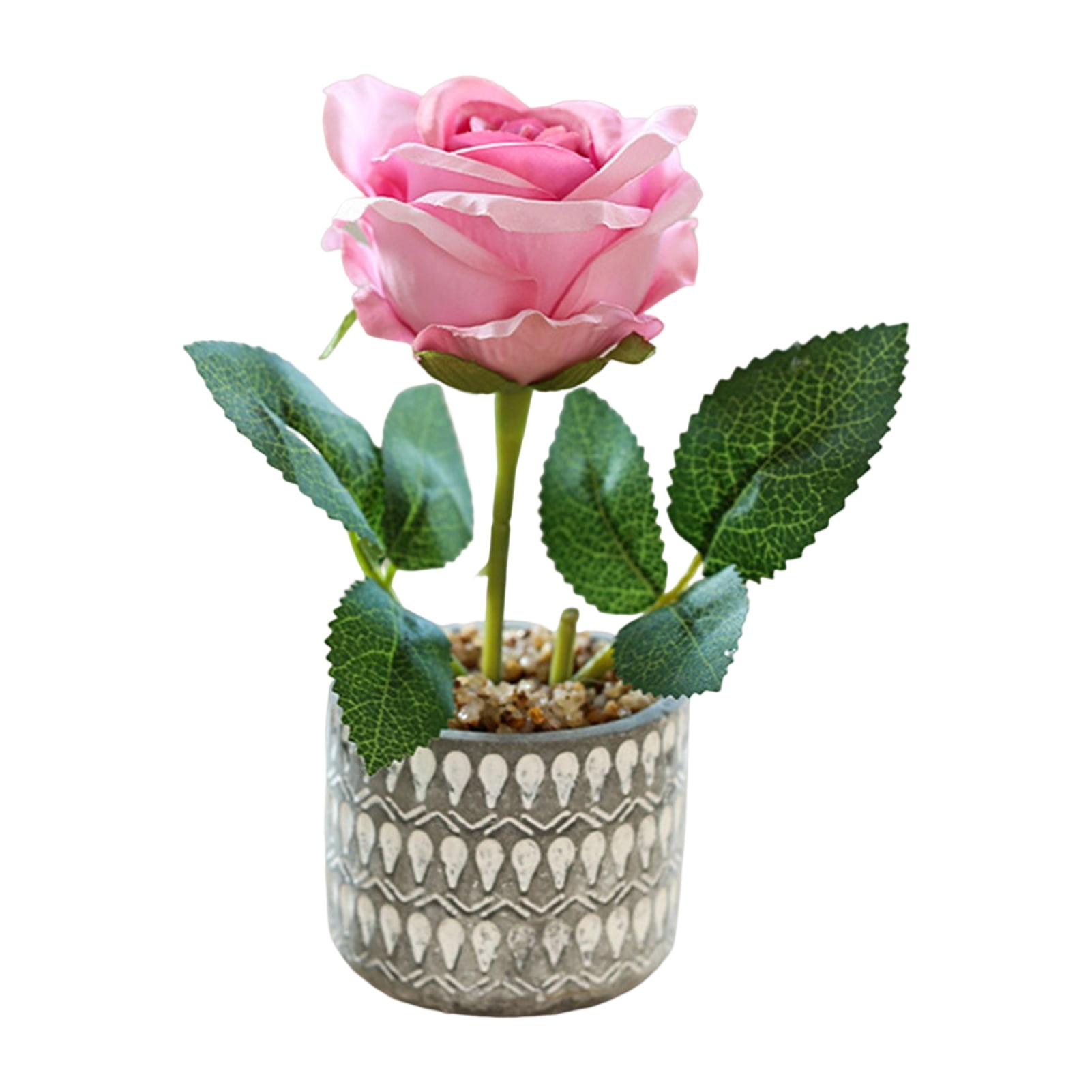 Simulation Potted Plant Realistic Easy Care Home Decor DIY Artificial ...
