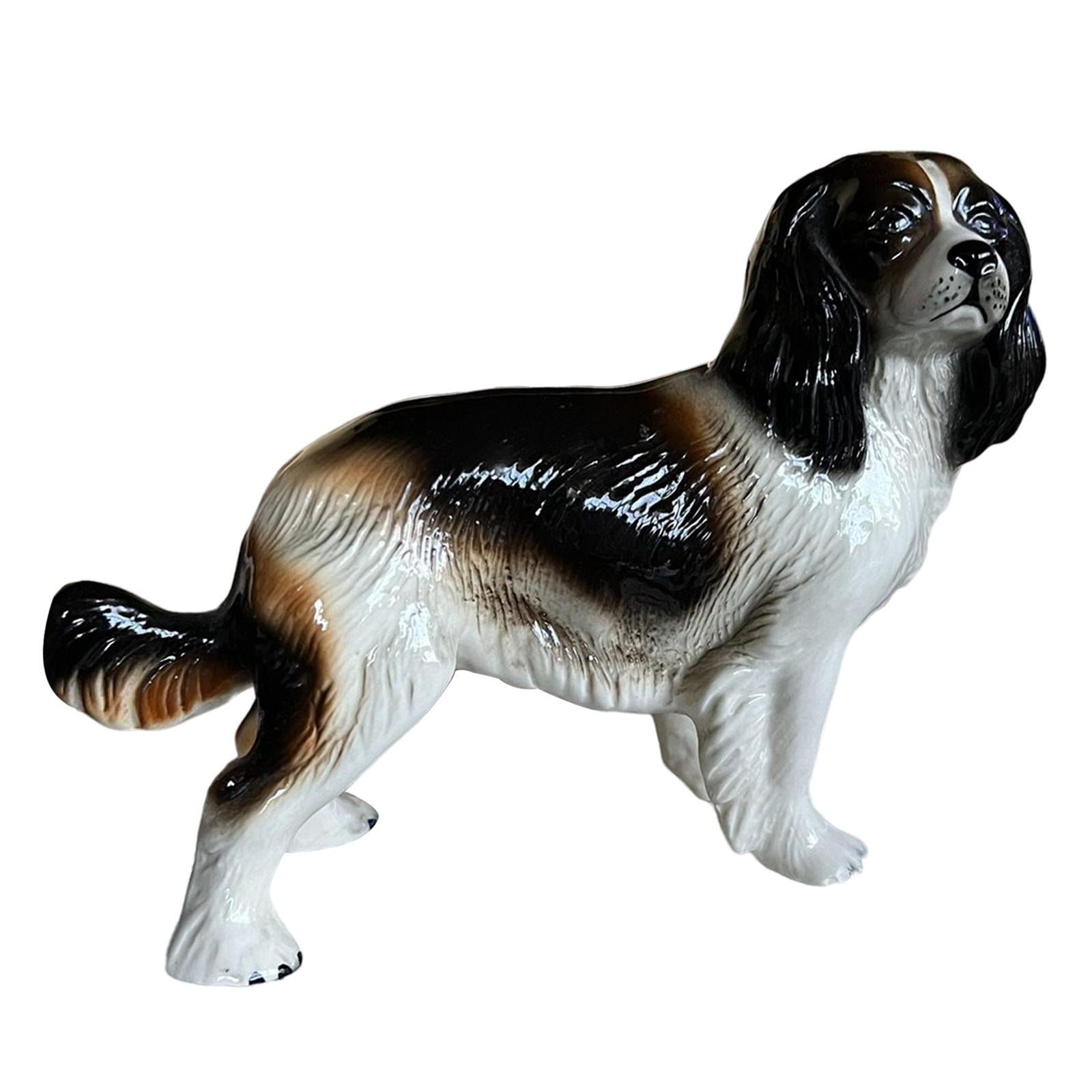 Simulation Puppy Figurine Statue Dog Figurine Sculpture Ornament Pet ...