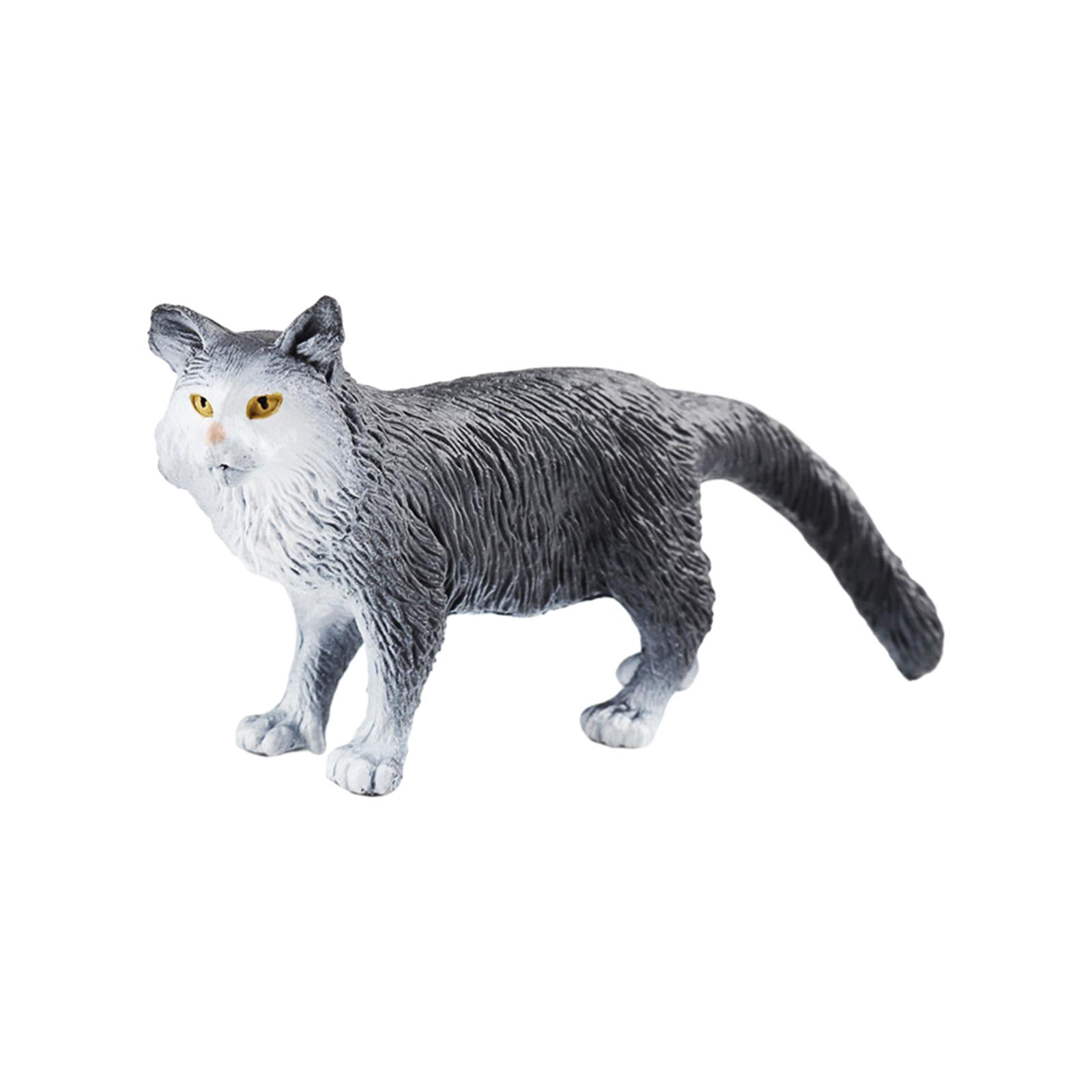 Simulation Realistic Animals Model Toys Cats Figurines Collection ...