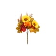Simulation Red Maple Leaf Bouquet Plastic Artificial Fall Faux Branch ...