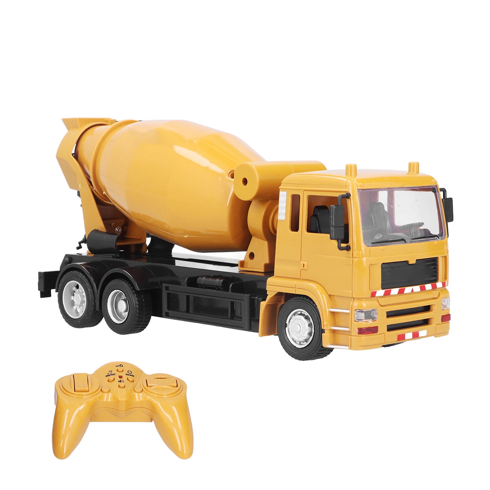 Simulation Remote Control Mixer Truck Toy With Music Light Flashing 8 ...